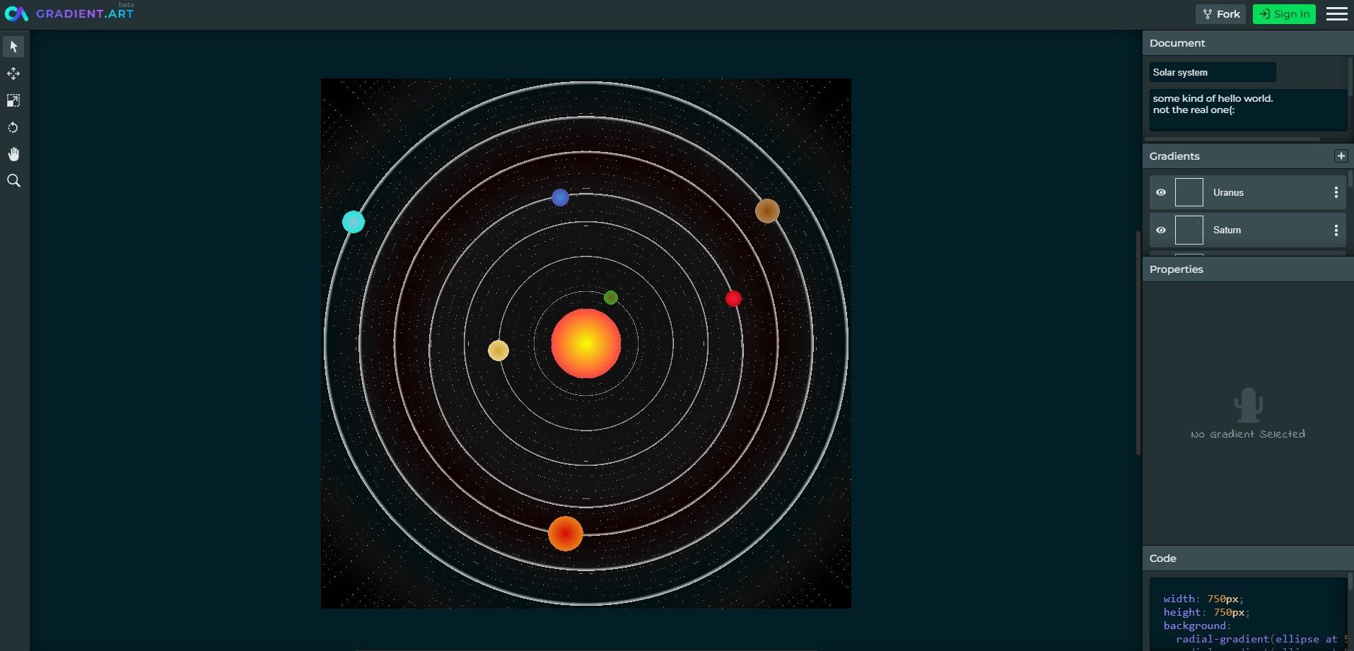 GradientArt - Advanced CSS Gradient Editor | Prototypr Toolbox