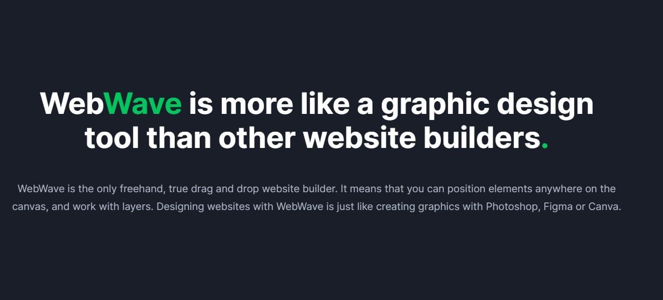 WebWave - Drag-and-drop responsive website builder | Prototypr Toolbox