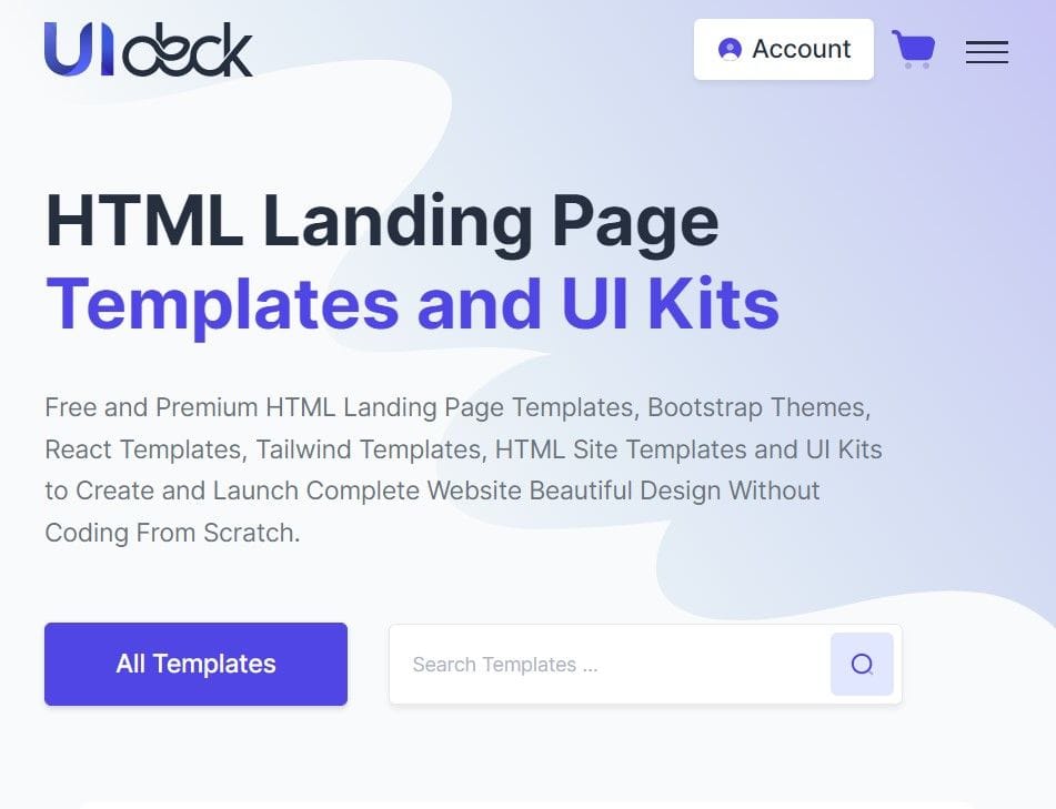 Uldeck - UI Templates | Prototypr Toolbox