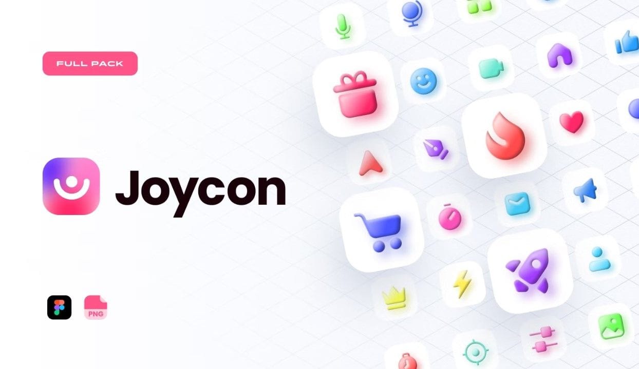 Joycon - 3D Figma Icons Designing Tool | Prototypr Toolbox