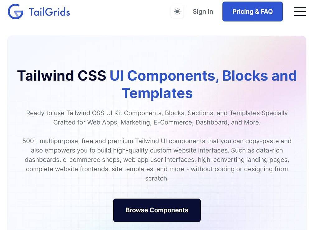 Supabase Ui React And Tailwind Css Ui Component Library Prototypr Toolbox