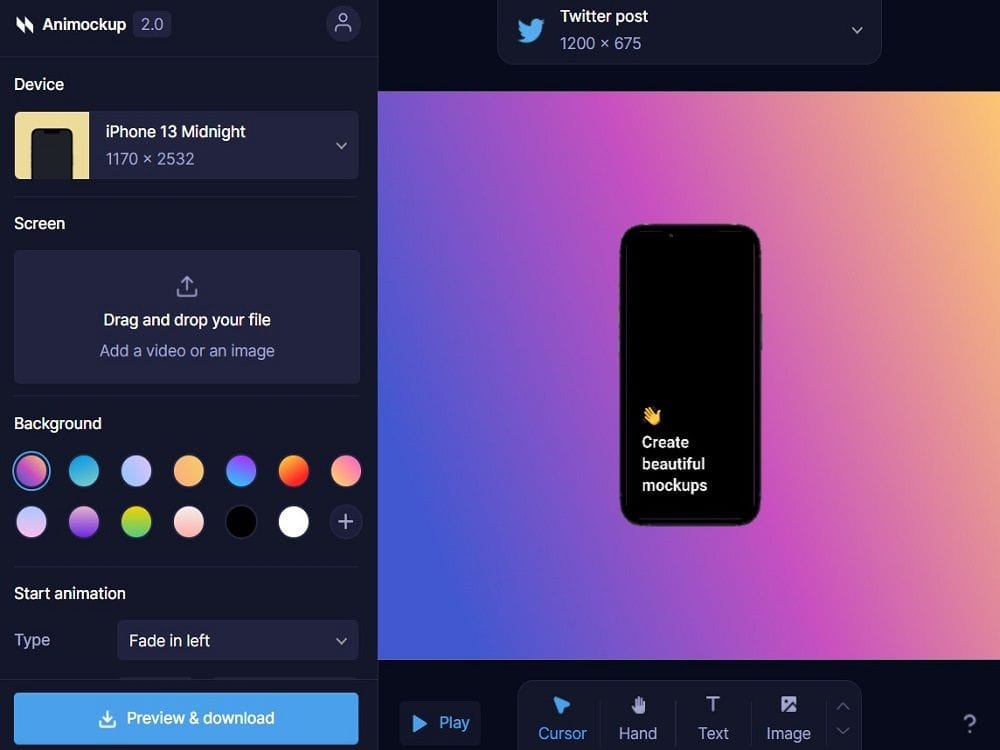 Animockup 2.0 - Animated mockup generator | Prototypr Toolbox