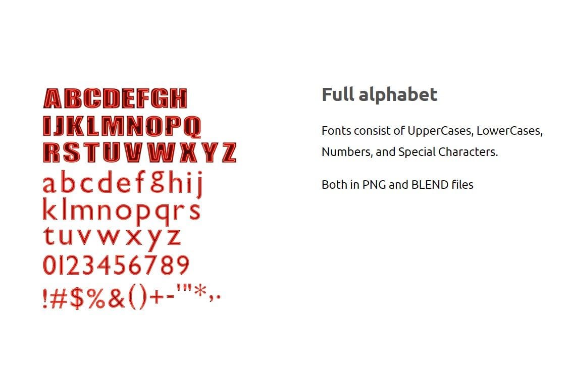 FONTZ - Collection of 3D fonts | Prototypr Toolbox