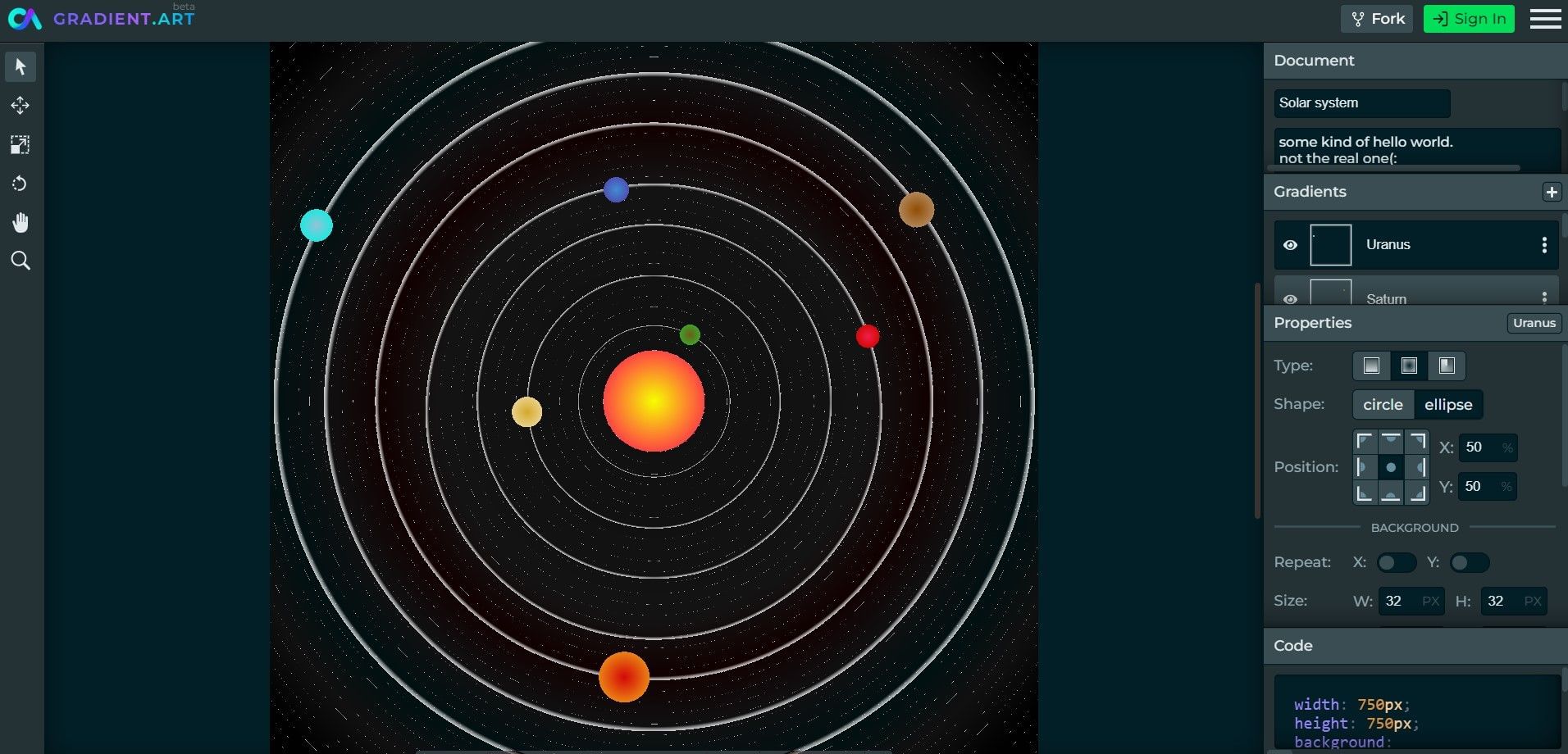 GradientArt - Advanced CSS Gradient Editor | Prototypr Toolbox