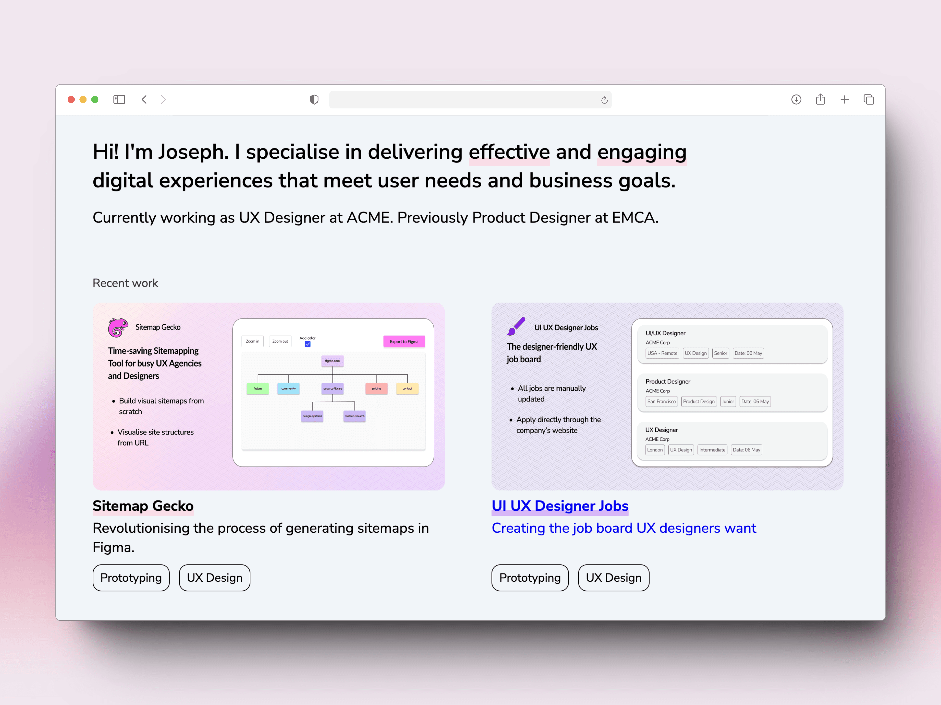 Craft the Perfect UX Portfolio with these 2 Free HTML Templates