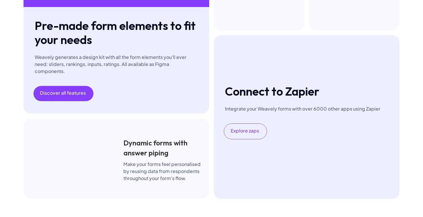 Weavely – design and publish forms directly in Figma | Prototypr Toolbox