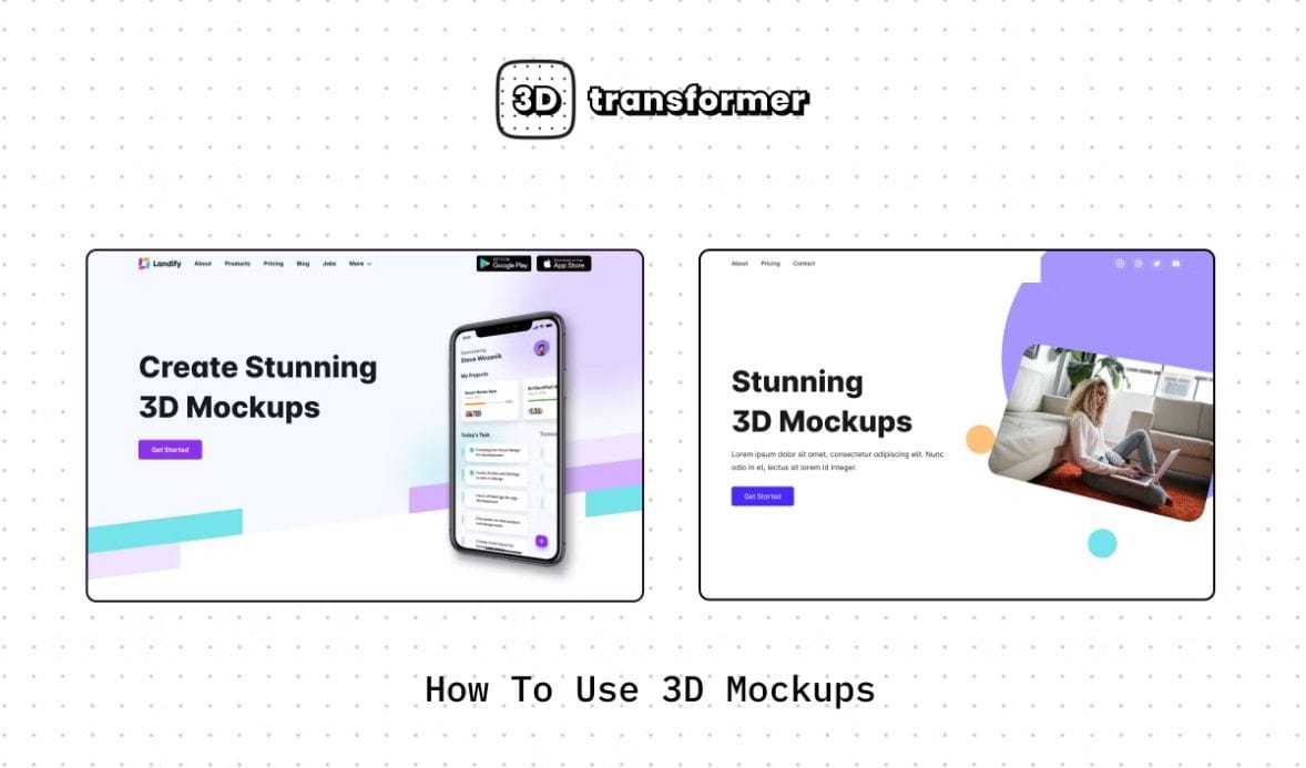 3D Transformer - Turn images into 3D mockups | Prototypr Toolbox