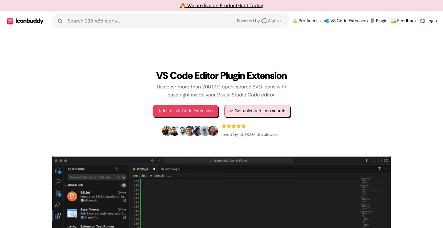Iconbuddy — 200K+ open source free svg icons | Prototypr Toolbox