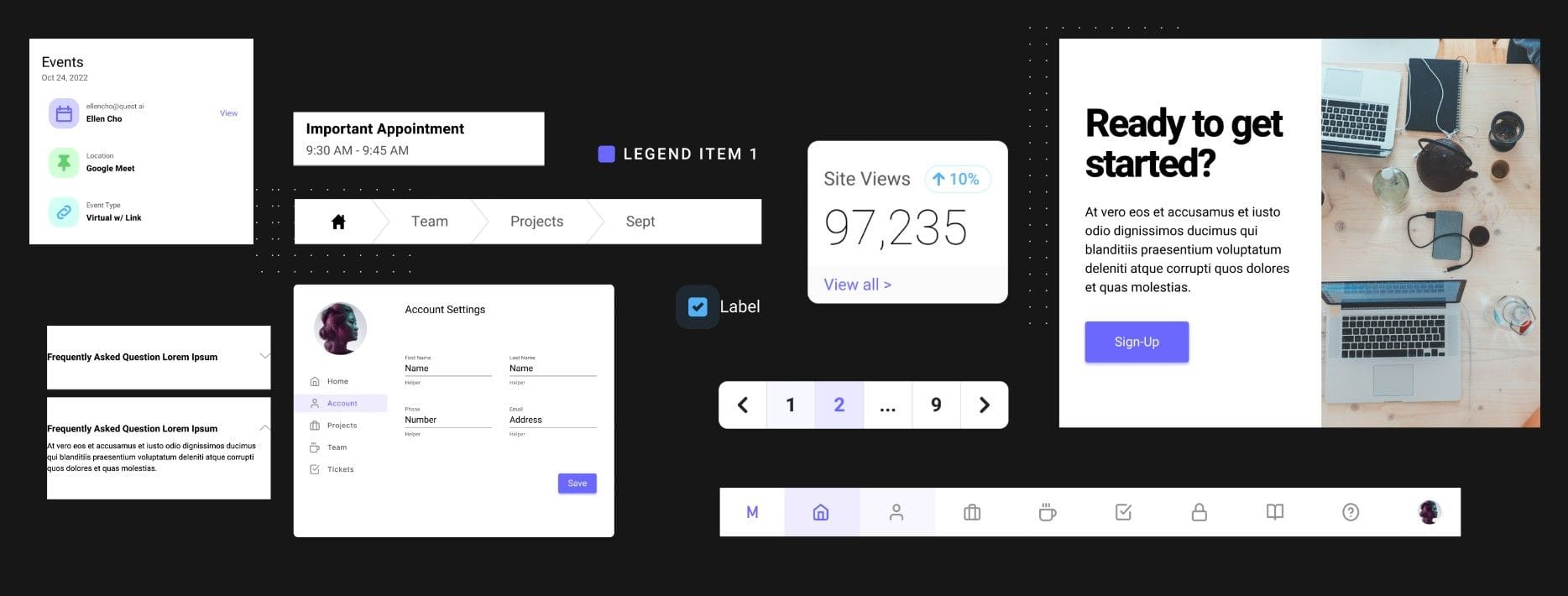 Quest Components - Build React components fast | Prototypr Toolbox