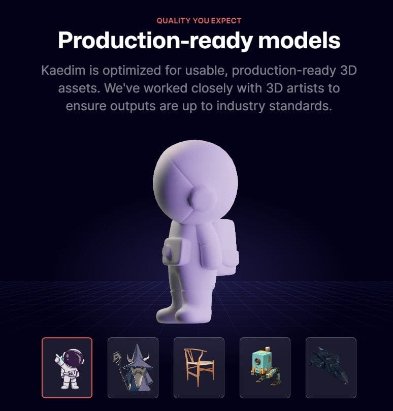Kaedim 3D Texturing BETA - Automatically texture your generated 3D models | Prototypr Toolbox