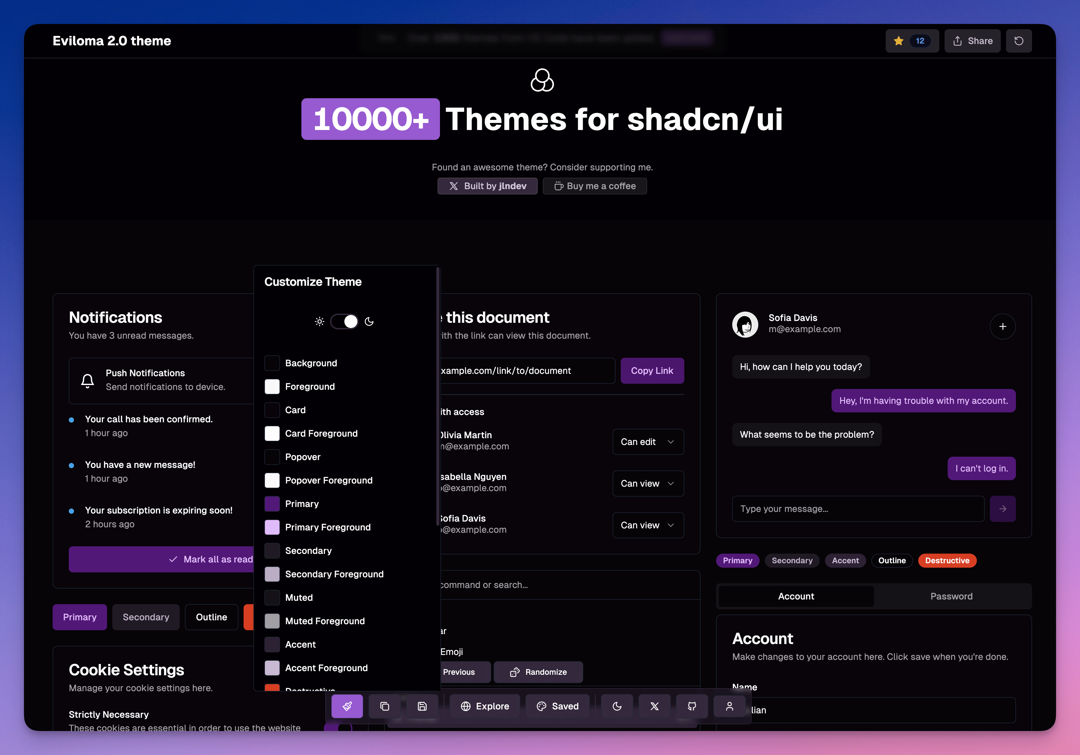 10000+ Themes for shadcn/ui | Prototypr Toolbox