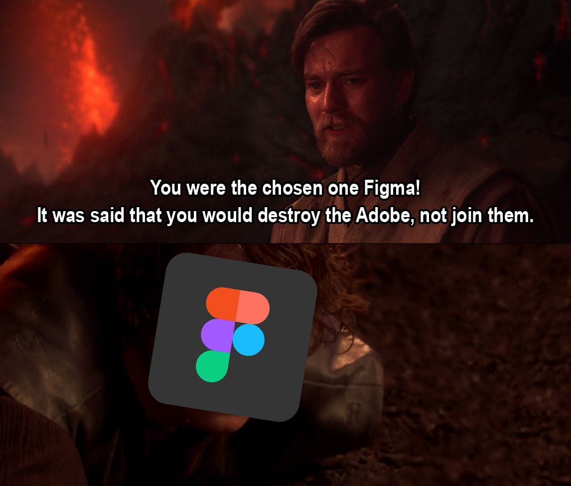 Adobe acquires Figma, cue the memes 🤪