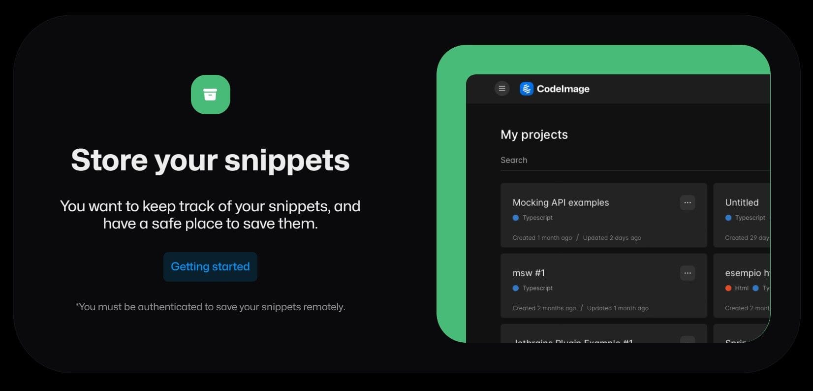 CodeImage - Create beautiful code snippets | Prototypr Toolbox