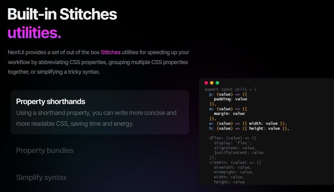 NextUI - React UI Library | Prototypr Toolbox