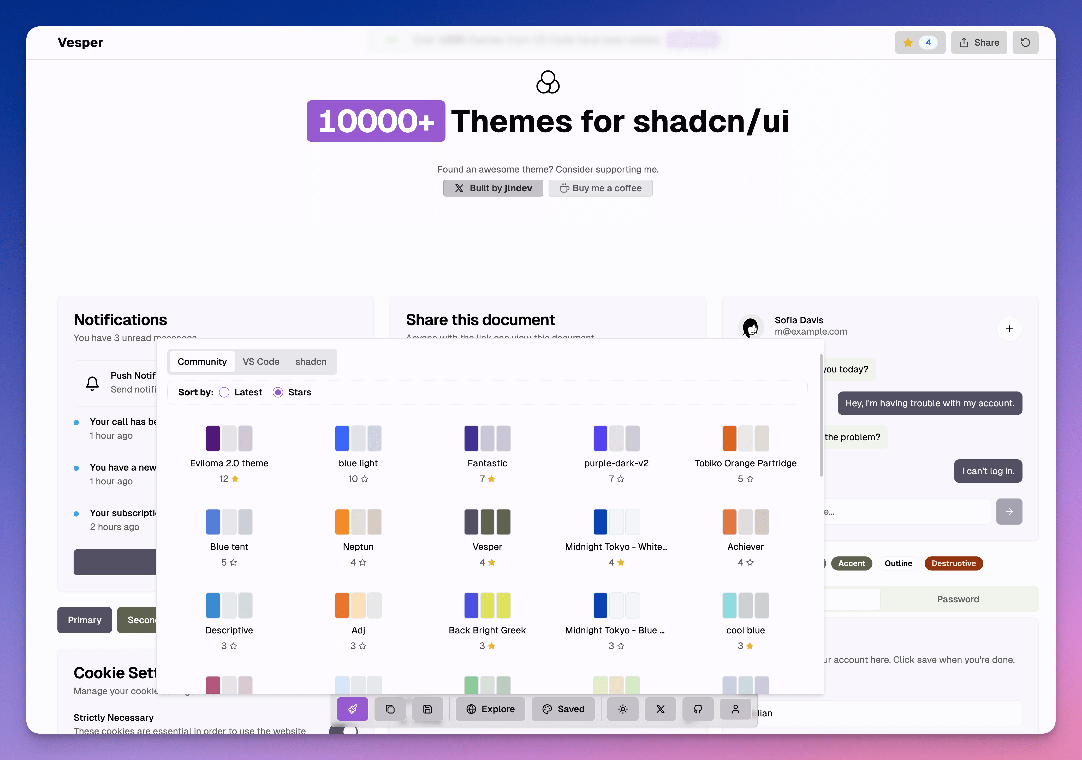 10000+ Themes for shadcn/ui | Prototypr Toolbox
