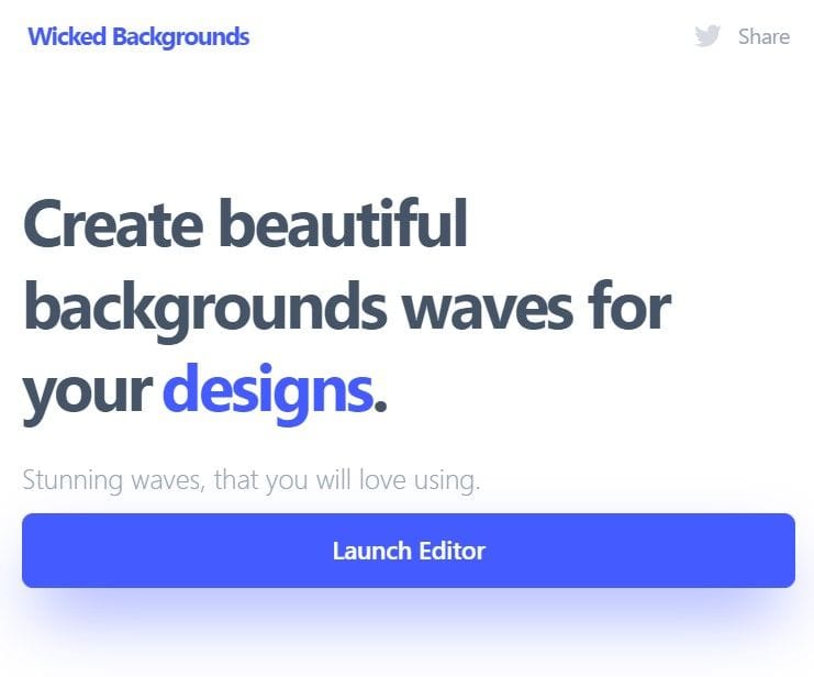 Wicked Backgrounds - Beautiful Wave Gradient Generator | Prototypr Toolbox