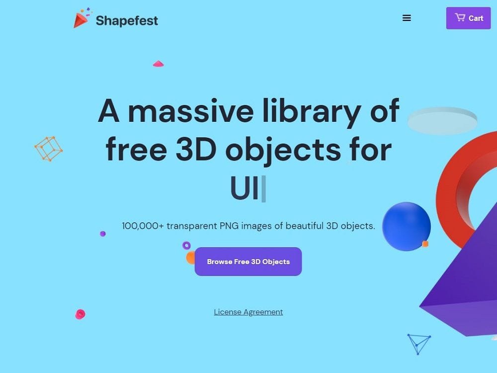 Shapefest - Free 3D shapes library | Prototypr Toolbox