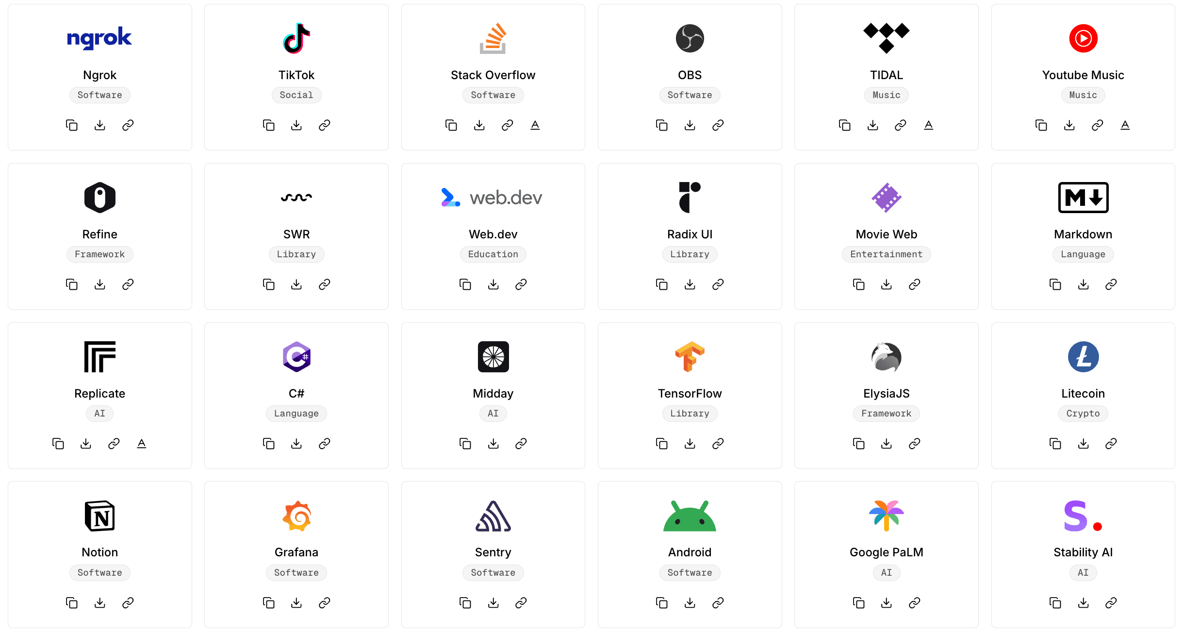 svgl – open source svg logos | Prototypr Toolbox