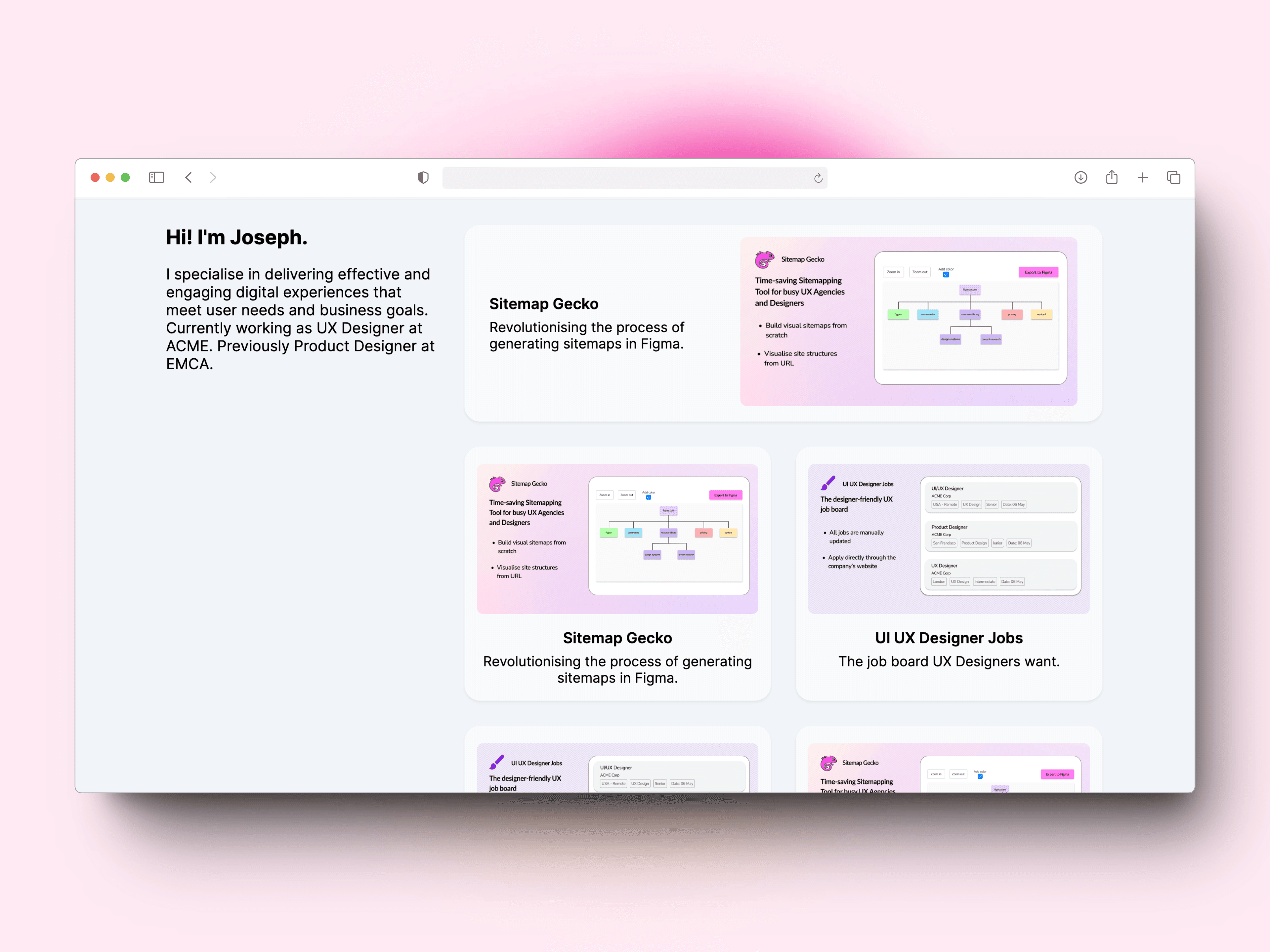 Craft the Perfect UX Portfolio with these 2 Free HTML Templates