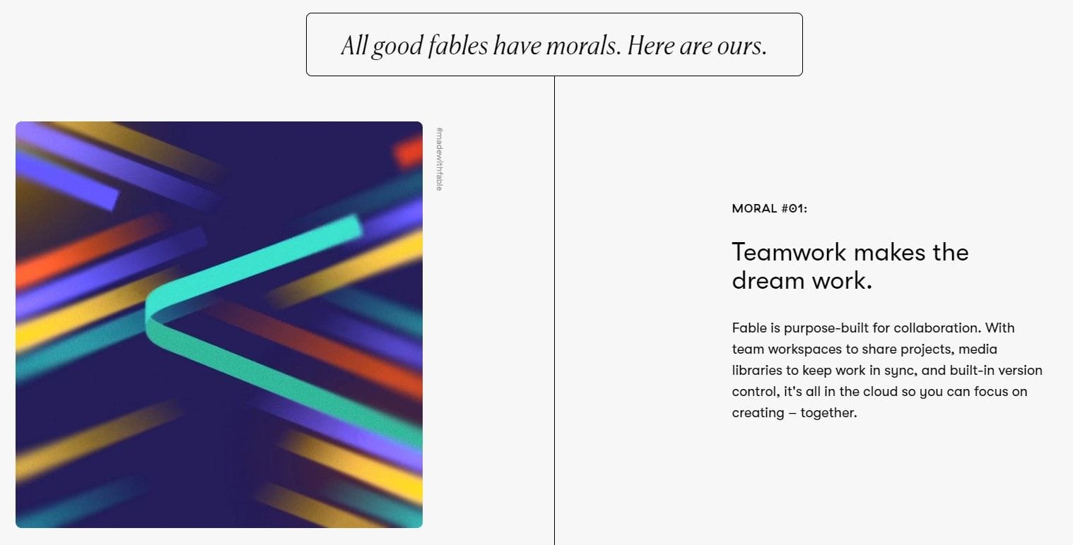 Fable - Web-based motion design platform | Prototypr Toolbox