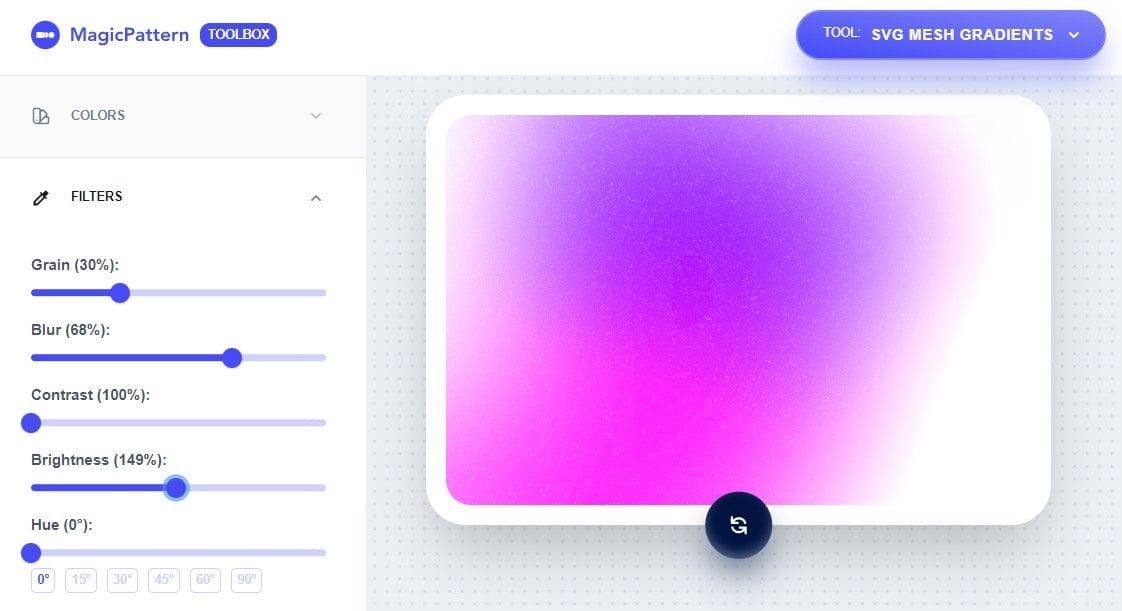 SVG Mesh Gradient Generator - Unique, customizable SVG mesh gradients ...