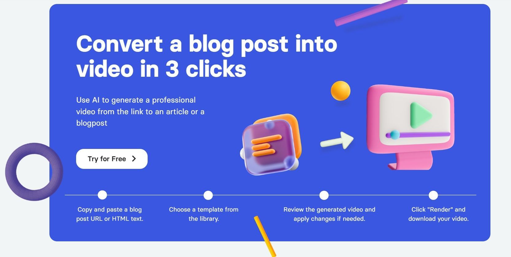 Elai.io - Turn articles into videos with humans | Prototypr Toolbox