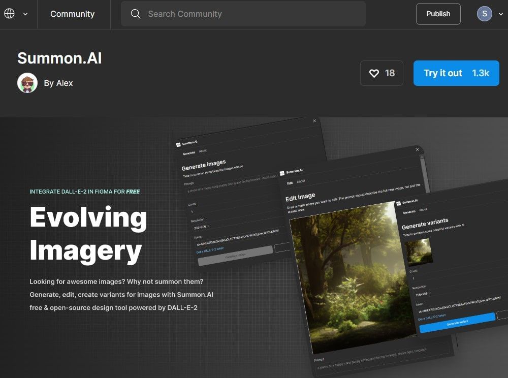 Summon.AI - Generate, edit and create image variants | Prototypr Toolbox