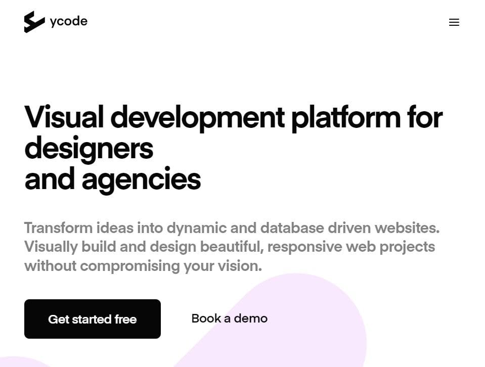 Ycode - No-code web app builder | Prototypr Toolbox