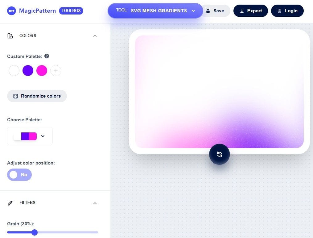 SVG Mesh Gradient Generator - Unique, customizable SVG mesh gradients ...