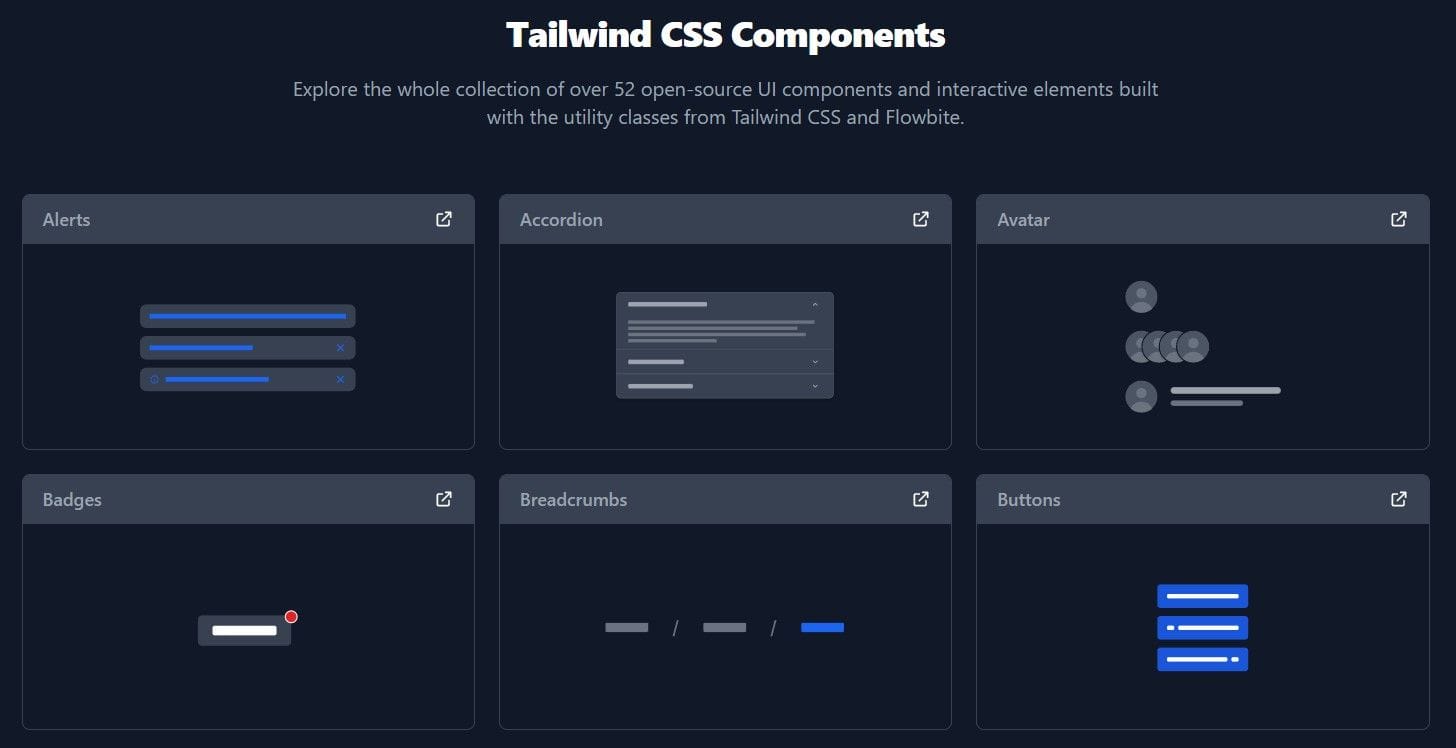 Flowbite 2.0 - Open-source Tailwind CSS UI library | Prototypr Toolbox