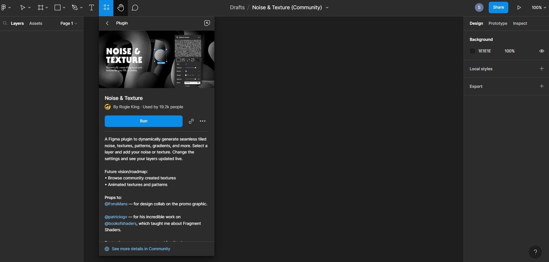 Noise & Texture for Figma - Dynamic pattern generator in Figma ...