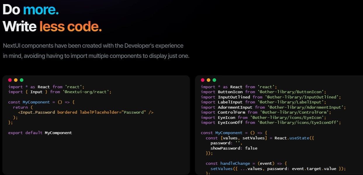 NextUI - React UI Library | Prototypr Toolbox