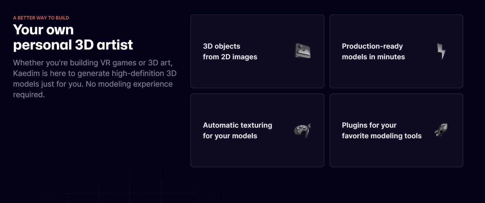 Kaedim 3D Texturing BETA - Automatically texture your generated 3D models | Prototypr Toolbox