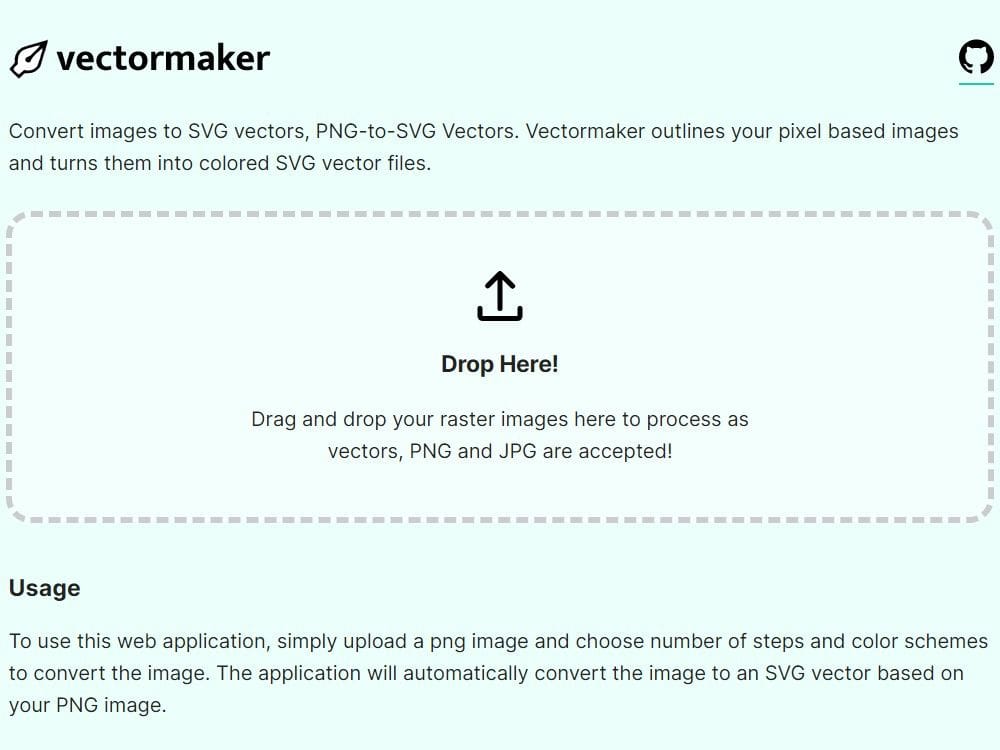 Vectormaker - Open-source PNG to SVG convertor | Prototypr Toolbox