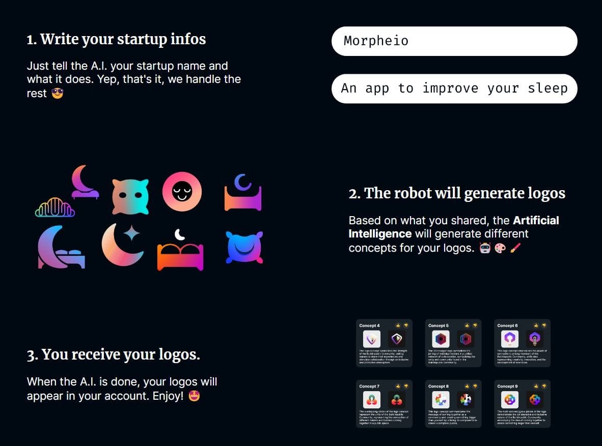 MakeLogoAI - AI logo generator | Prototypr Toolbox