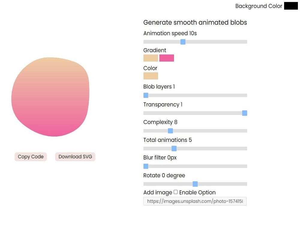Blob Animation Generator | Prototypr Toolbox