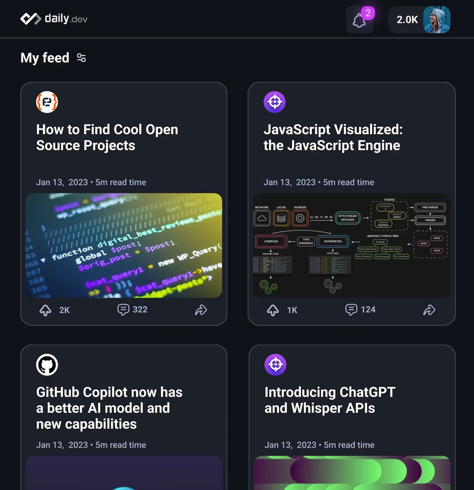 daily.dev – developer news, tools, and communities. | Prototypr Toolbox