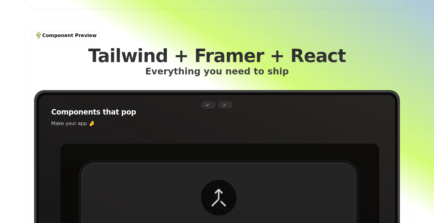 cult ui – Open source Tailwind Shadcn React components | Prototypr Toolbox