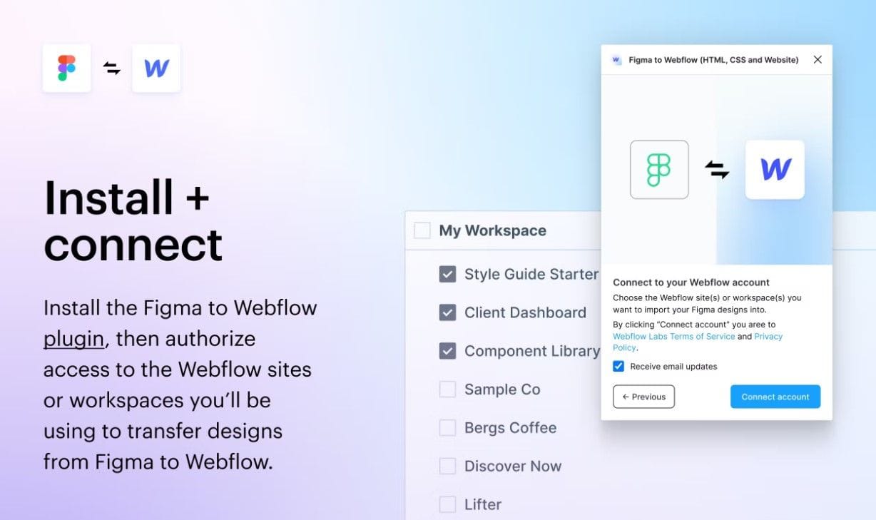 Figma to Webflow plugin - A simple design-to-code tool | Prototypr Toolbox