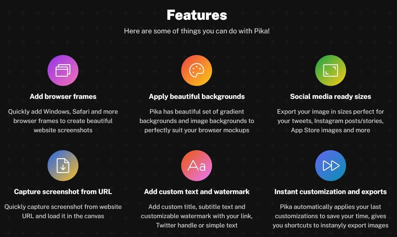 Pika - Beautify your screenshots | Prototypr Toolbox