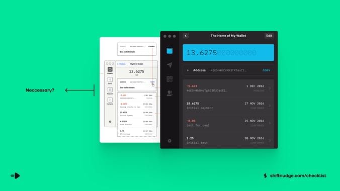 UI Checklist by Shift Nudge - 101 UI Checklist items